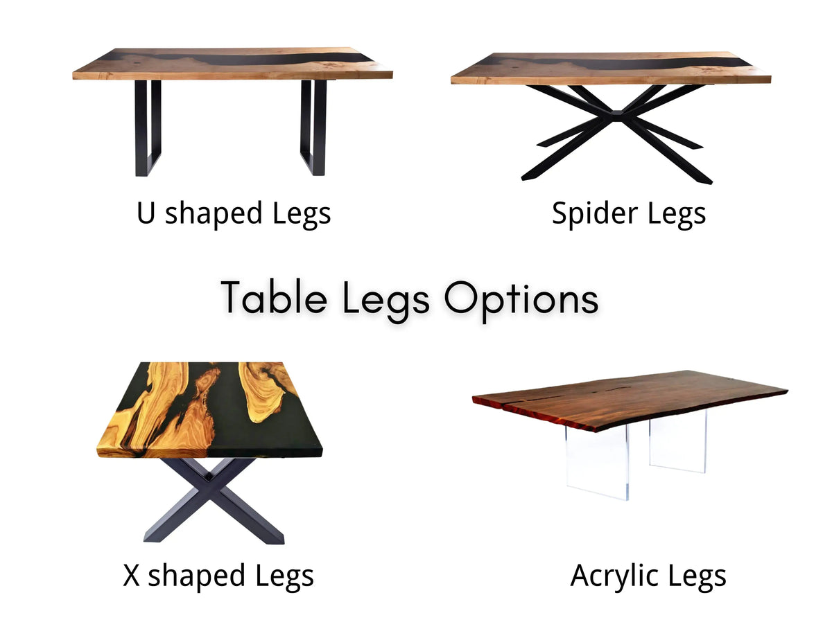 INSTOCK 7ft Blue Ocean Style Resin Epoxy River Table -French Whit ...